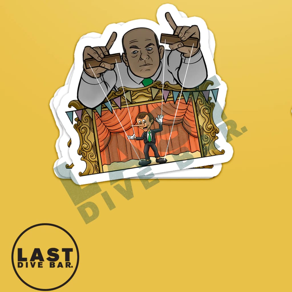 Puppet President Stickers x3 – Last Dive Bar