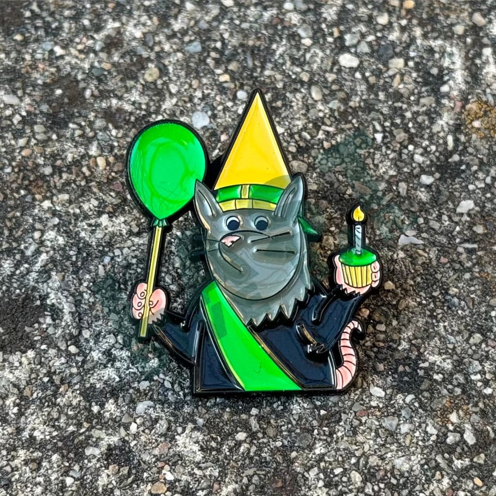 Birthday Rally Possum Pin – Last Dive Bar